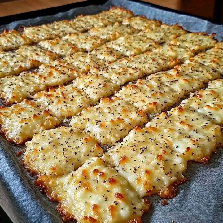 "Crispy Baked Cheese Crisps with Herbs: A Savory Snack Delight" - CYSSERO