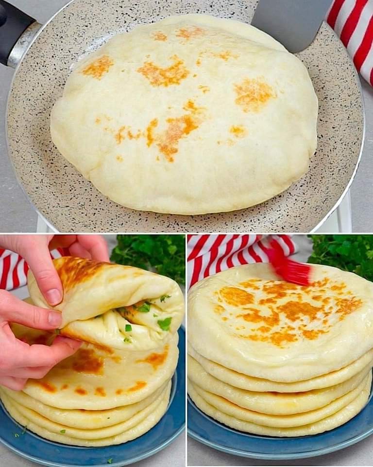 Stuffed Flatbread Recipe - CYSSERO