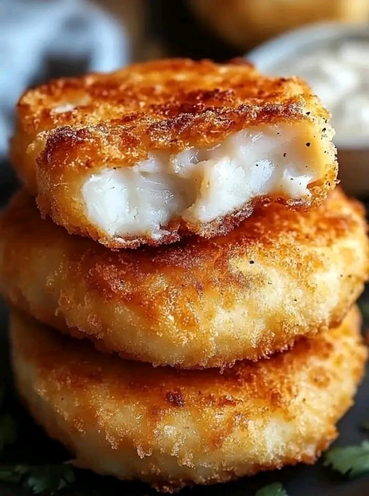 Crispy Golden Fish Cakes Recipe - CYSSERO