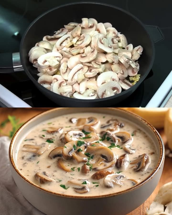 Creamy Mushroom Soup Recipe - CYSSERO