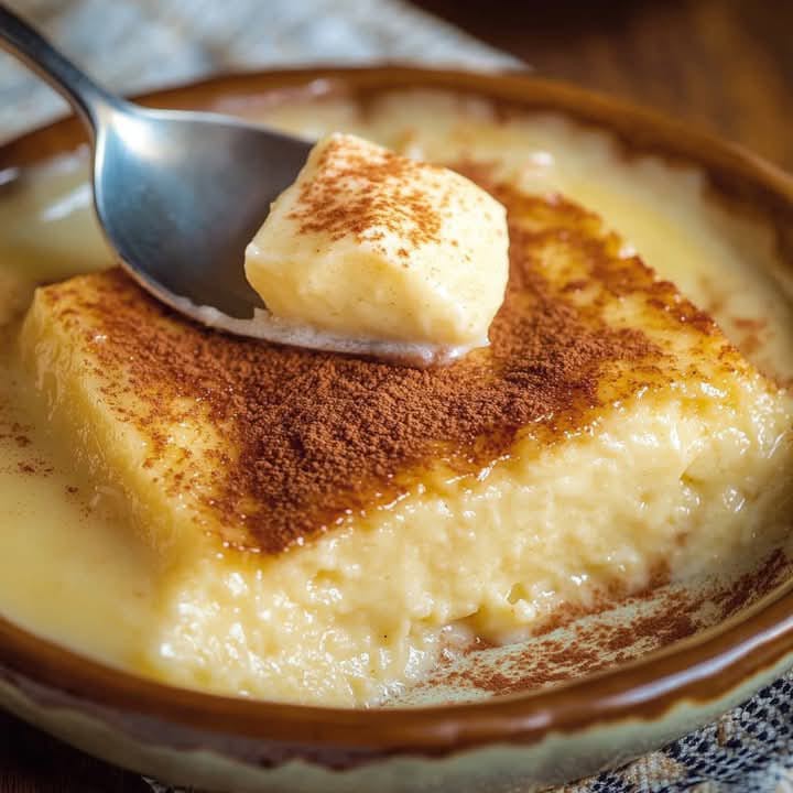 Creamy Cinnamon-Topped Milk Custard Recipe - CYSSERO