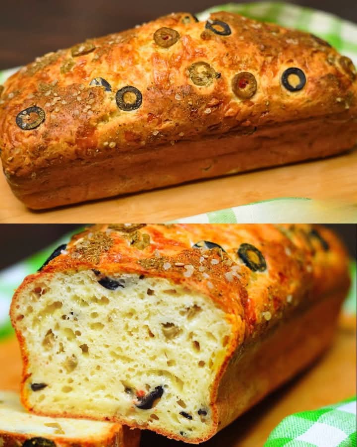Olive and Cheese Bread Recipe - CYSSERO