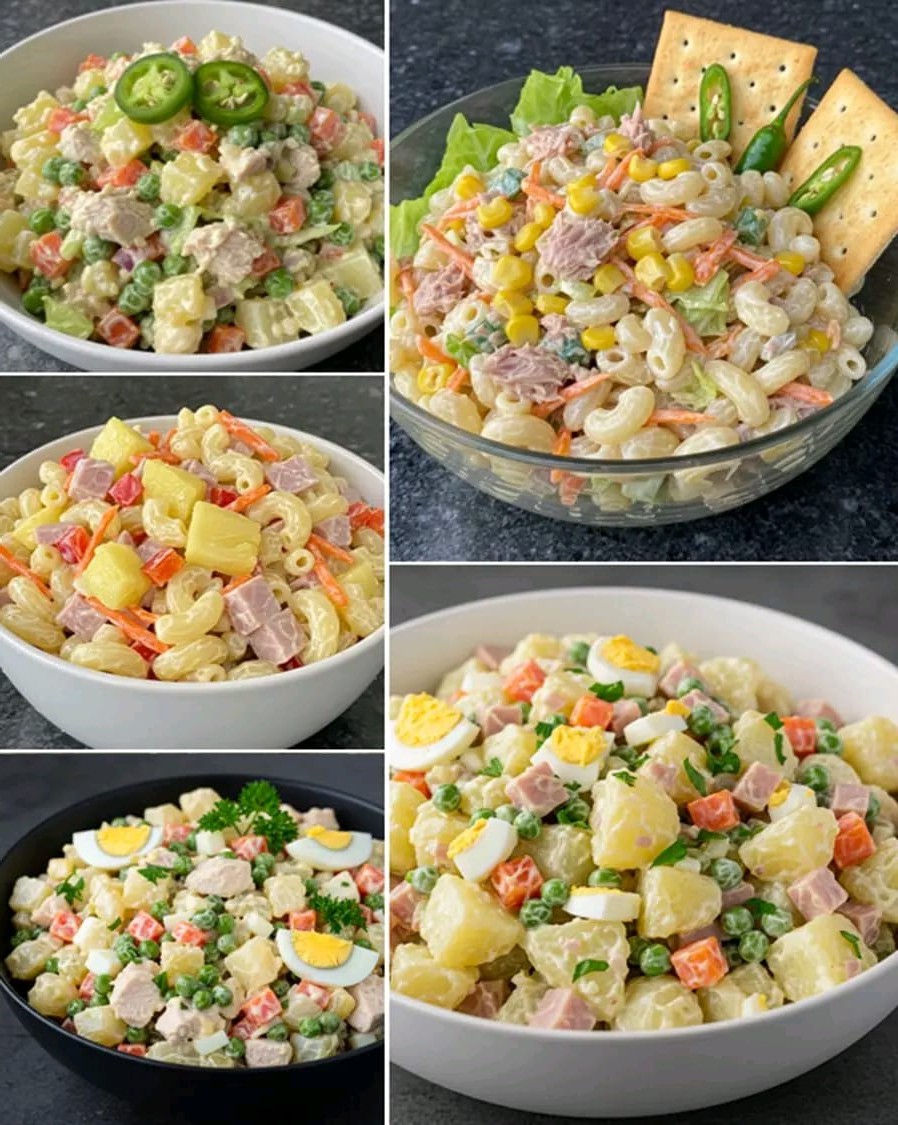 Creamy Mixed Cold Salad – A Colorful, Flavor-Packed Delight - CYSSERO