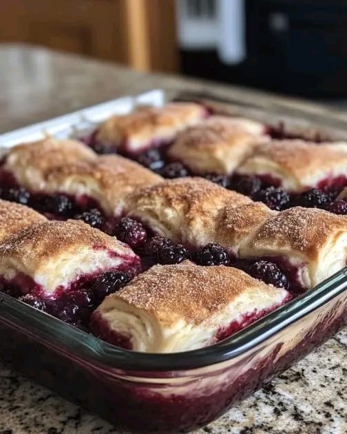 Blackberry Cream Cheese Pastry Bake - CYSSERO