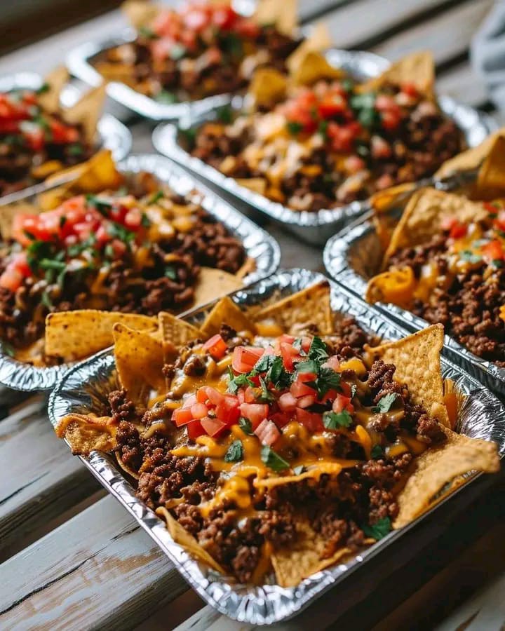 Loaded Beef Nacho Trays Fiesta - CYSSERO