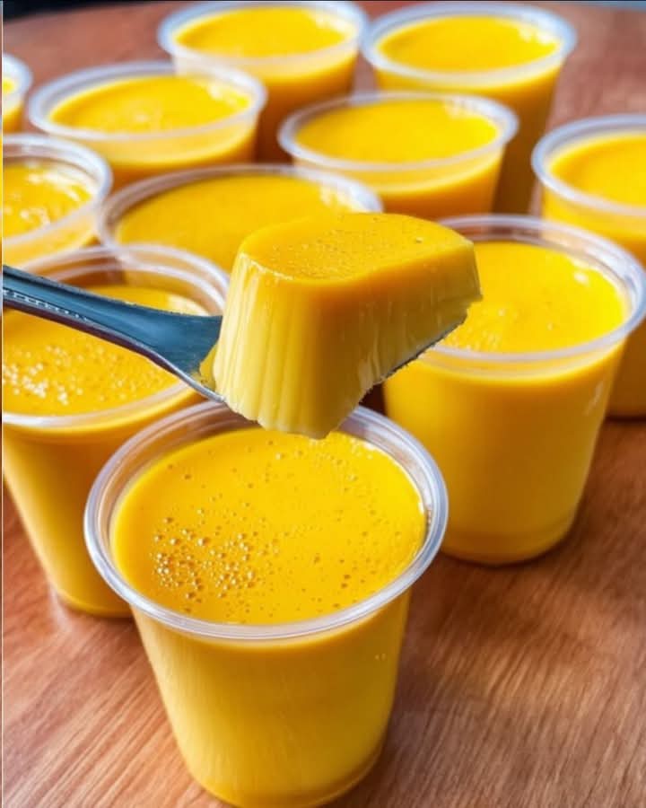 Mango Milk Jelly Recipe - CYSSERO