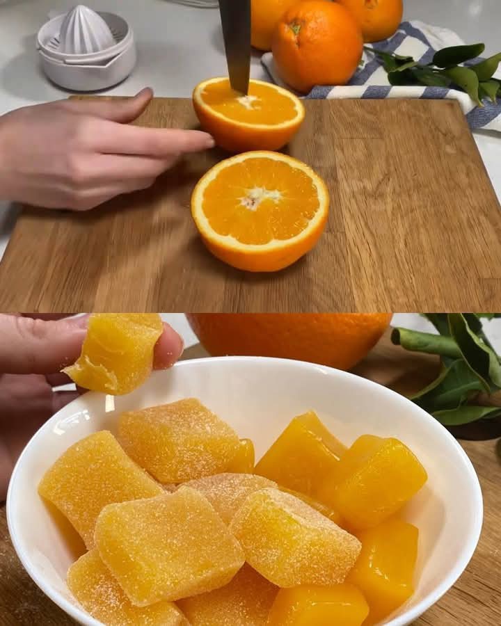 Homemade Orange Jelly Candy – Sweet, Tangy, and Bursting with Citrus ...