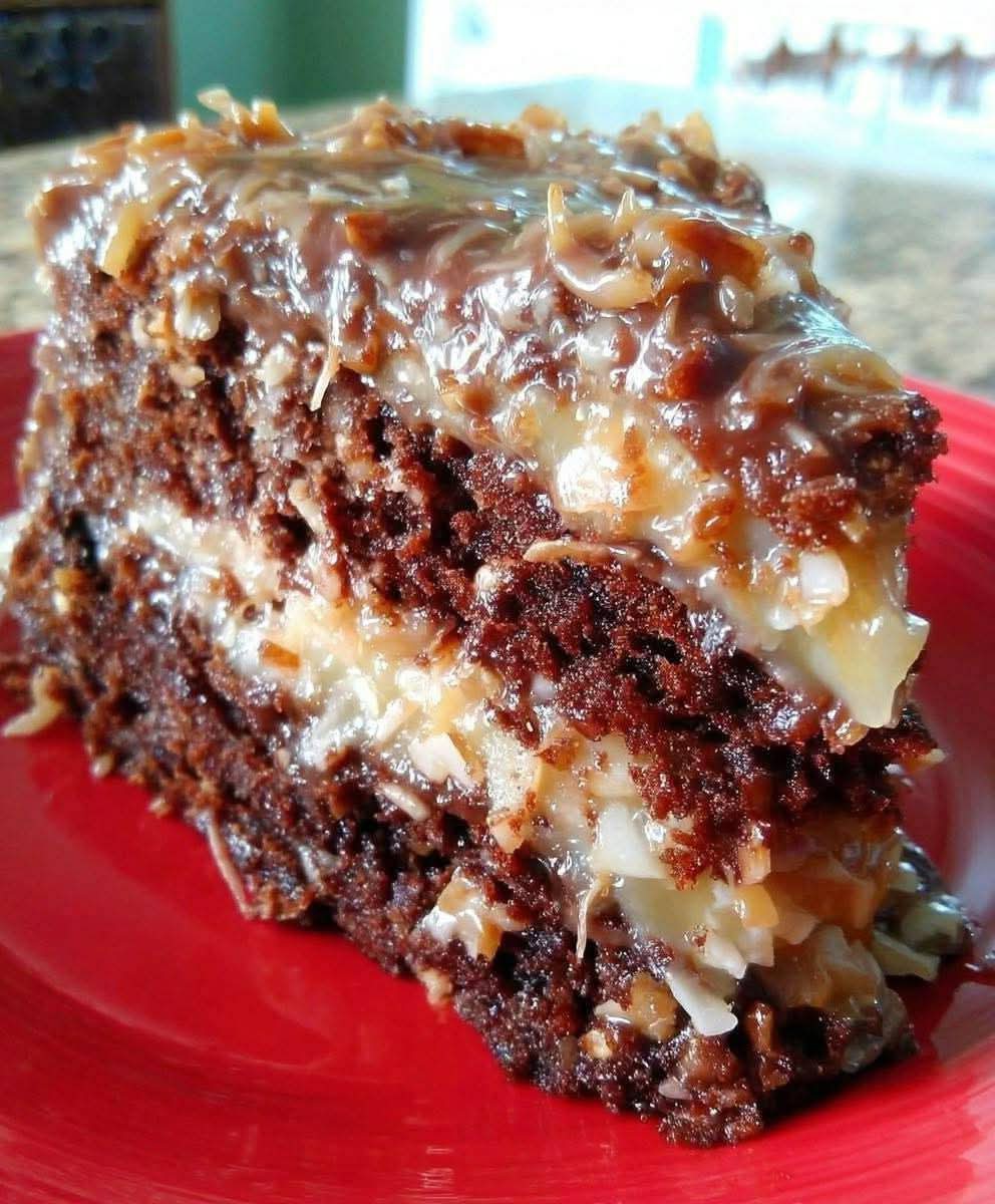 German Chocolate Layer Cake With Coconut Pecan Frosting Cyssero
