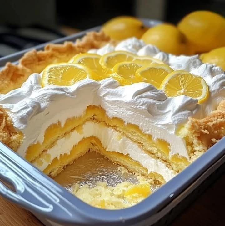 Lemon Layer Dream Cake - CYSSERO